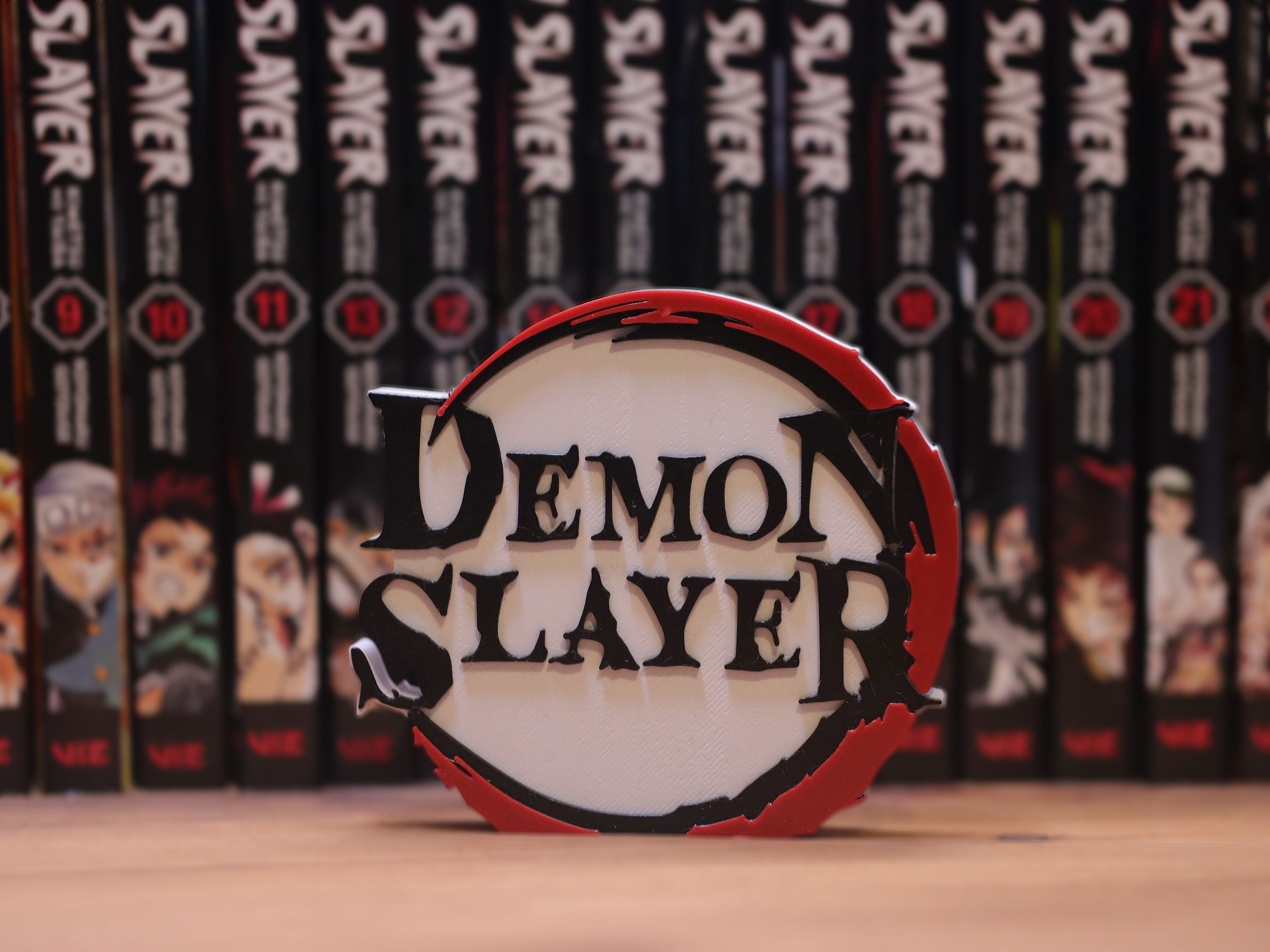 Demon Slayer Unofficial 3D Printed Logo Sign, Kimetsu No Yaiba ...
