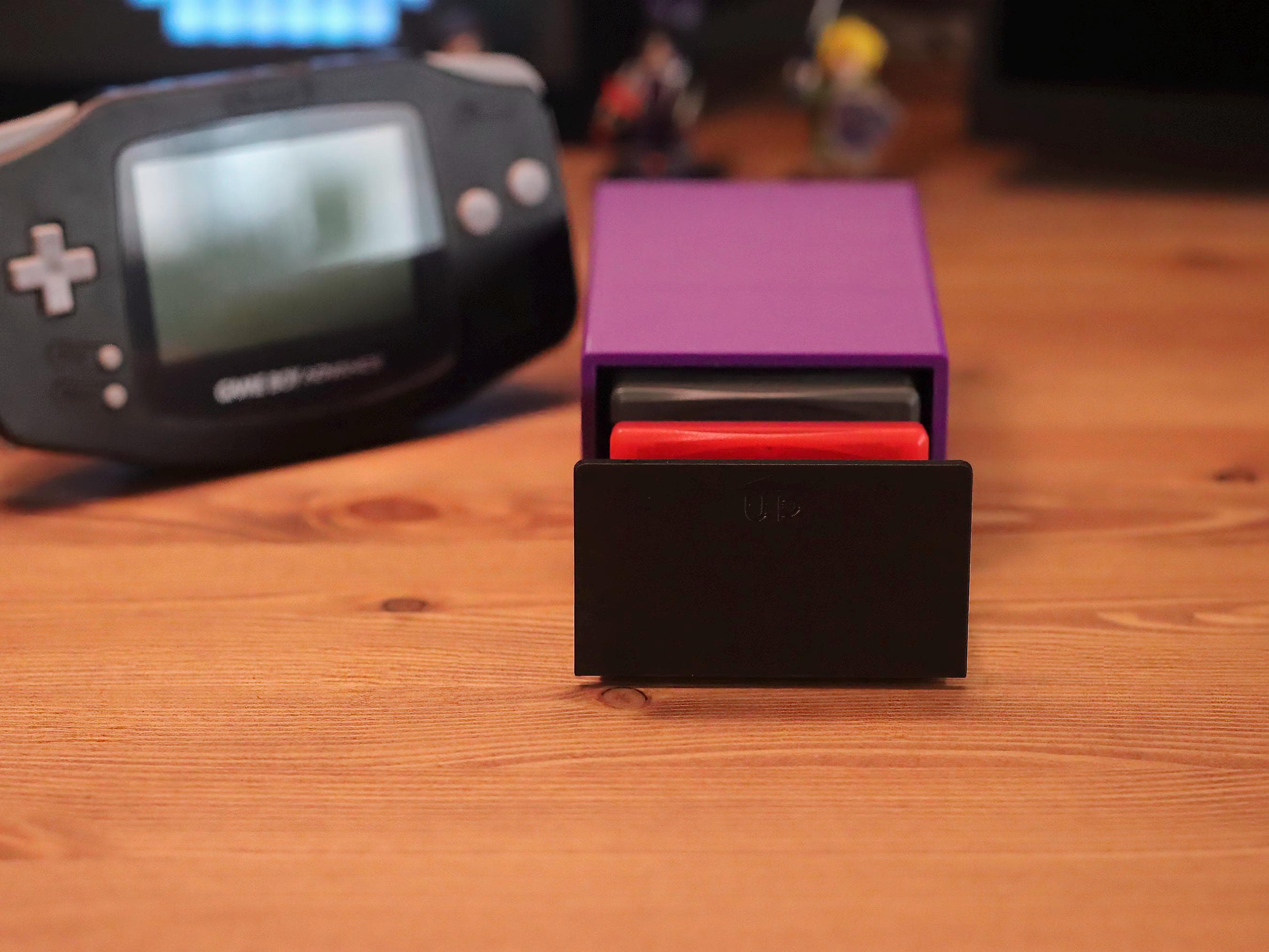 Game Boy Advance Cartridge Storage Box - Holds 10 Games, Compact Game ...
