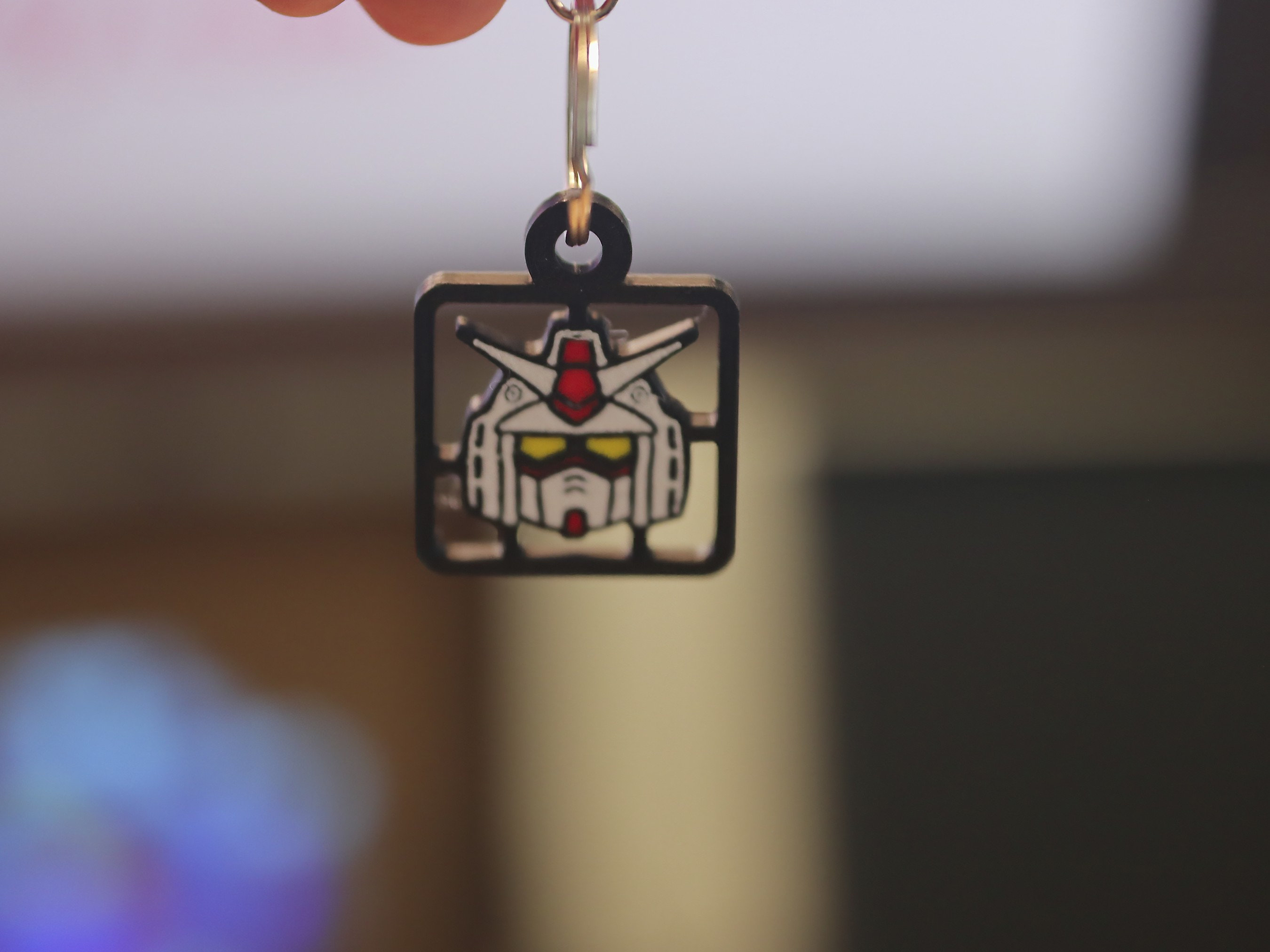 Gundam RX-78-2 Gunpla Style Keychain/keyring 3D Printed Gift for Anime ...