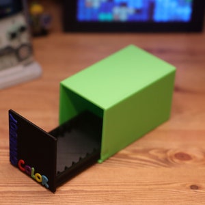 Game Boy Color Cartridge Storage Box - Holds 10 Games, Compact Game ...