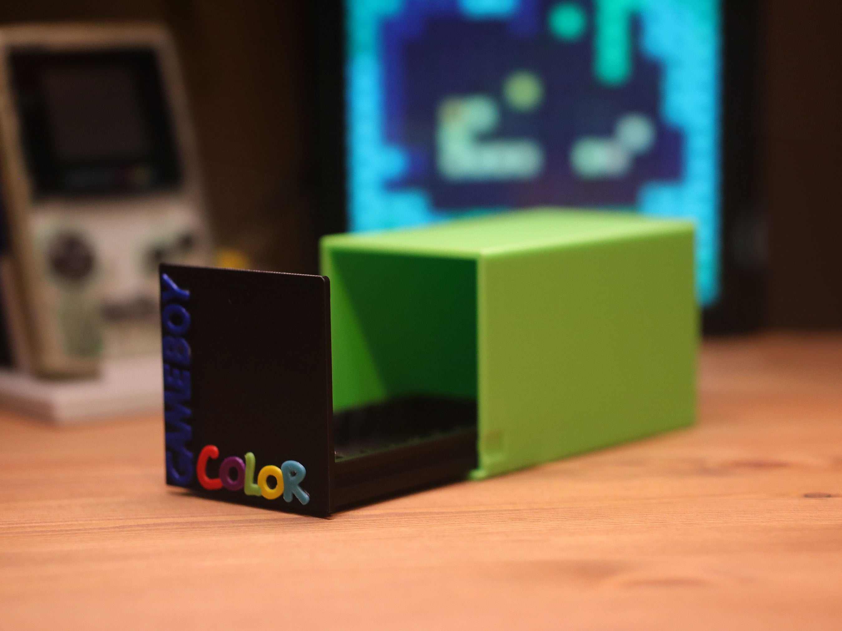 Game Boy Color Cartridge Storage Box Holds 10 Games, Compact Game Case ...