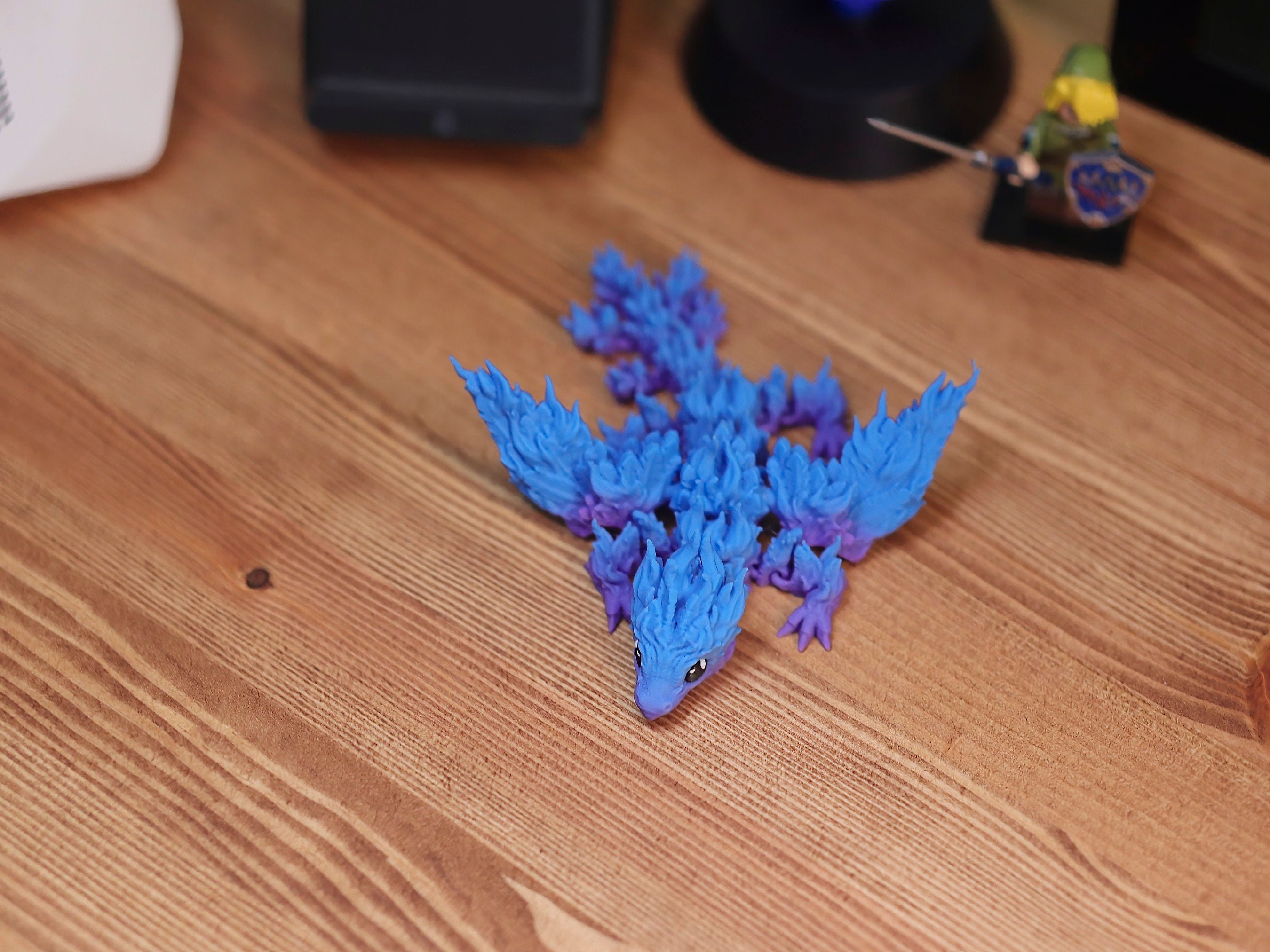 Articulated Baby Phoenix Dragon, Fidget Toy, Phoenix Winged Dragon - Etsy