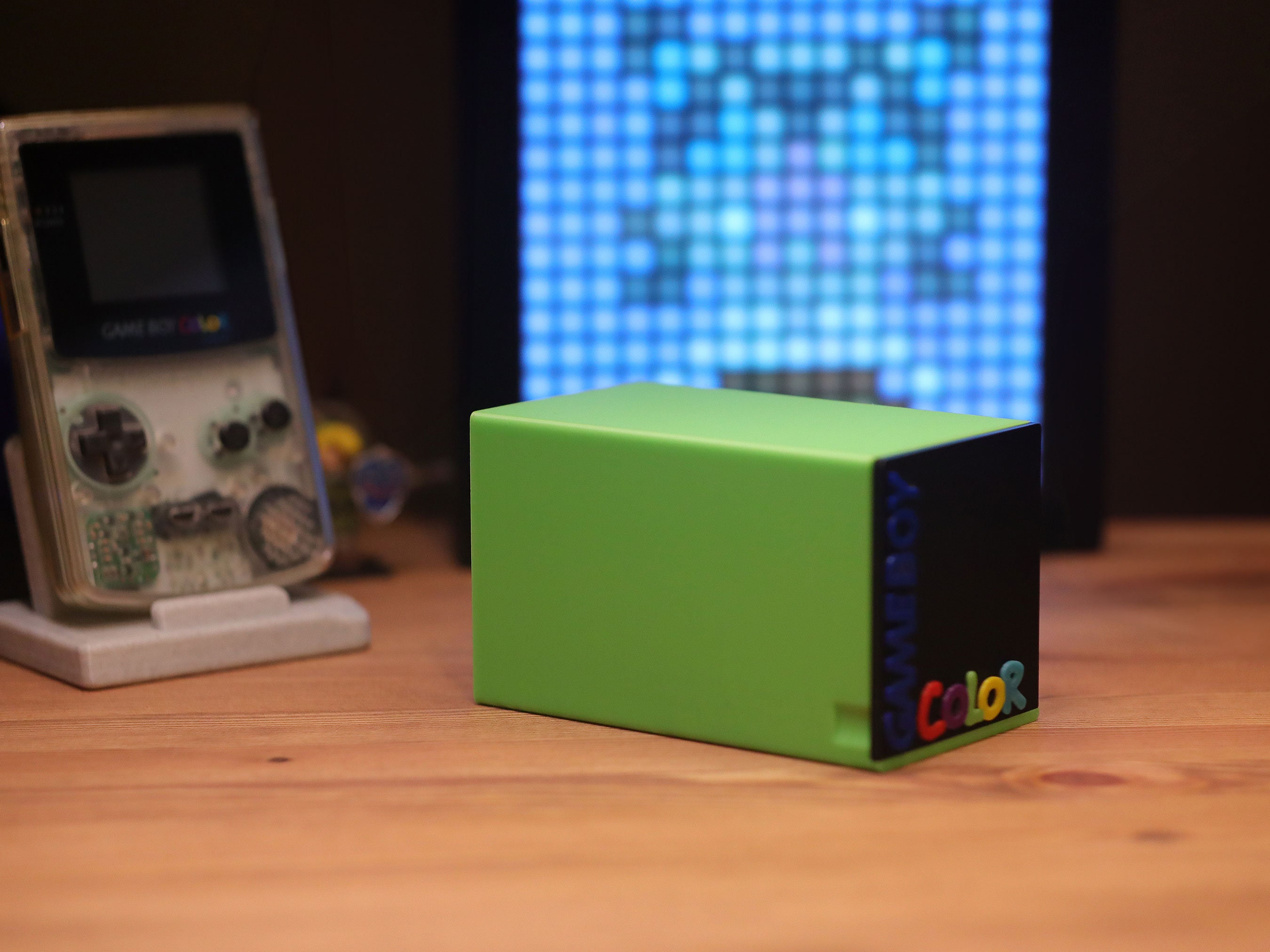 Game Boy Color Cartridge Storage Box Holds 10 Games, Compact Game Case ...