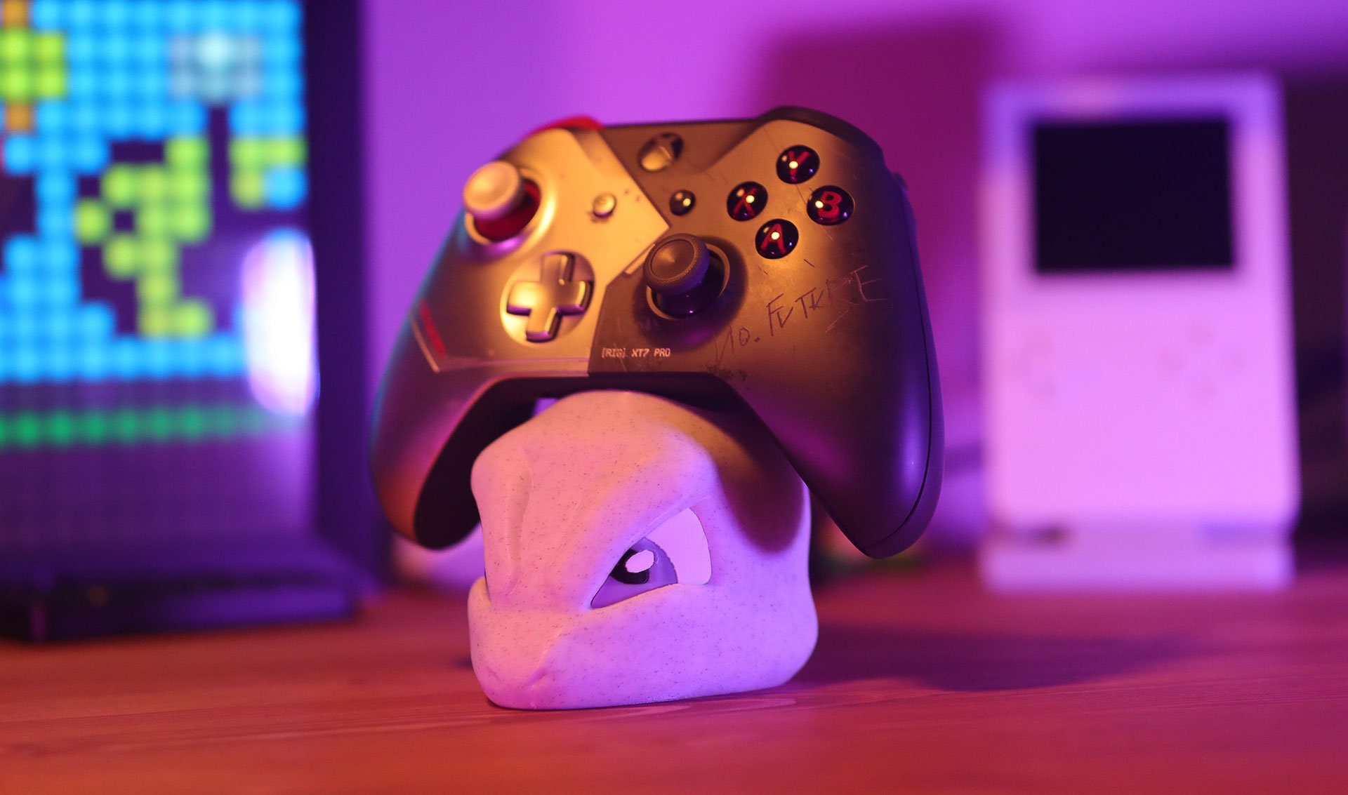 Mewtwo Marble Style Popular Anime Controller Stand 3D - Etsy