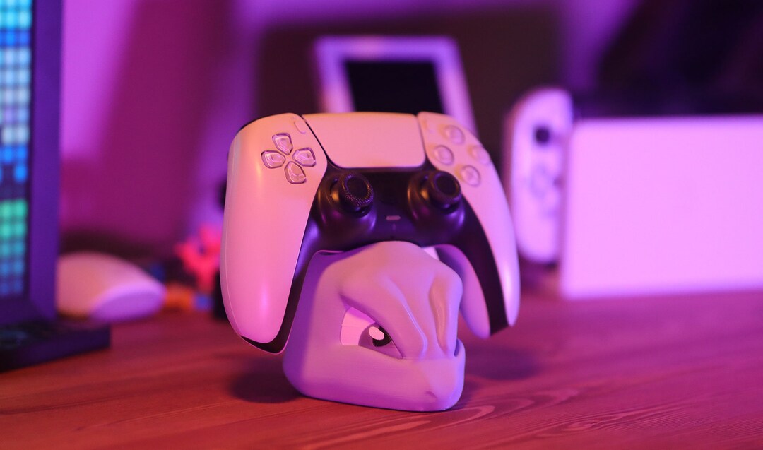 Mewtwo Purple Style Popular Anime Controller Stand 3D - Etsy