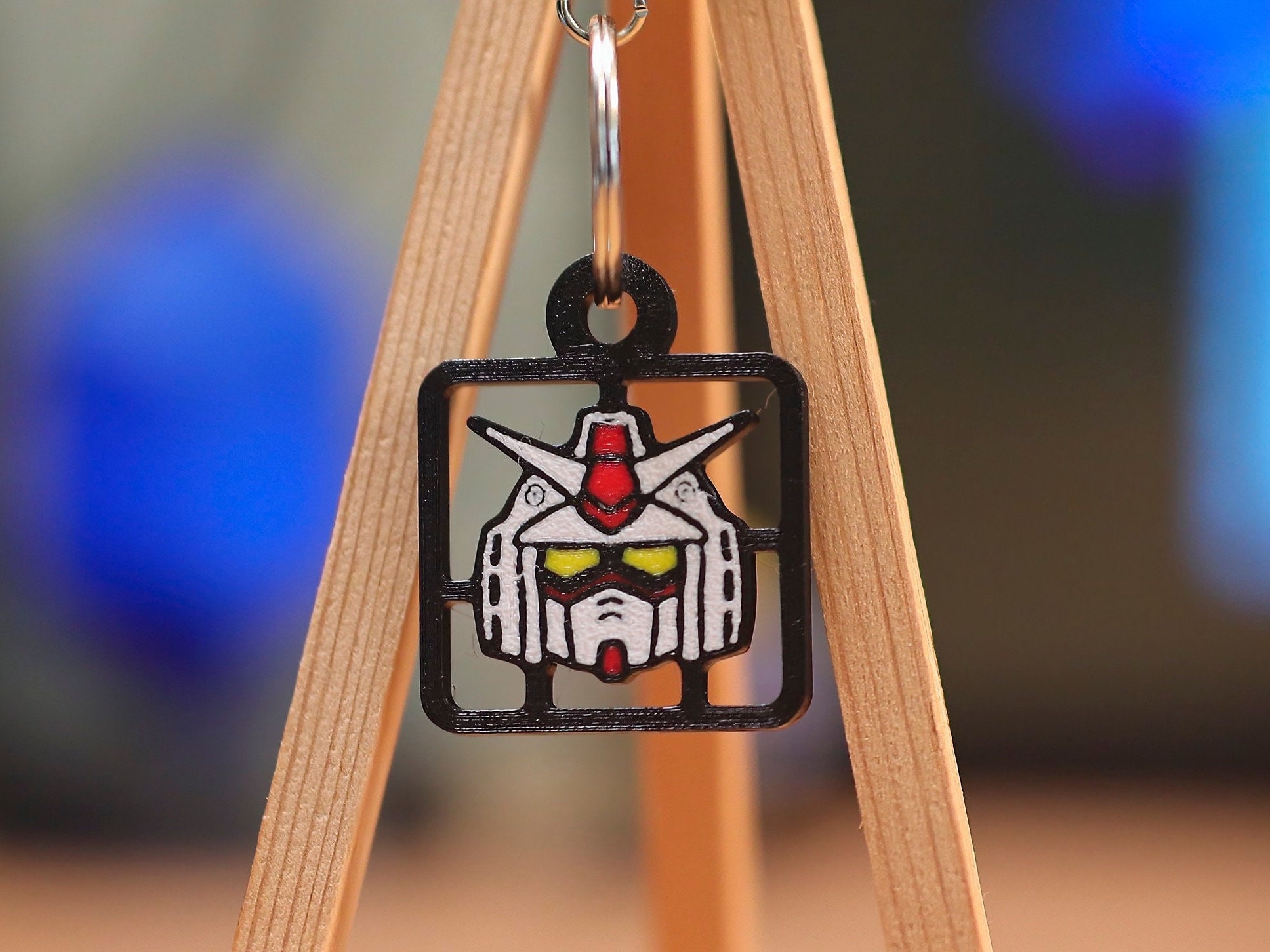 Gundam RX-78-2 Gunpla Style Keychain/keyring 3D Printed Gift for Anime ...