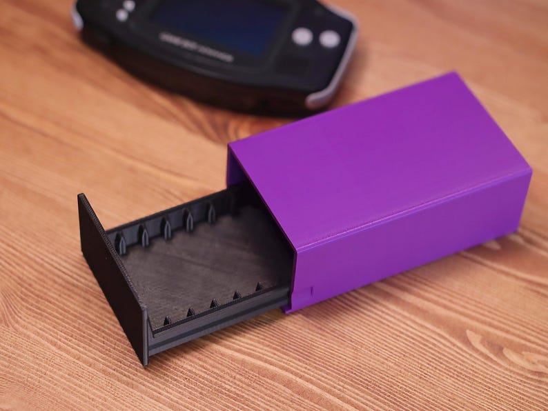 Game Boy Advance Cartridge Storage Box - Holds 10 Games, Compact Game ...