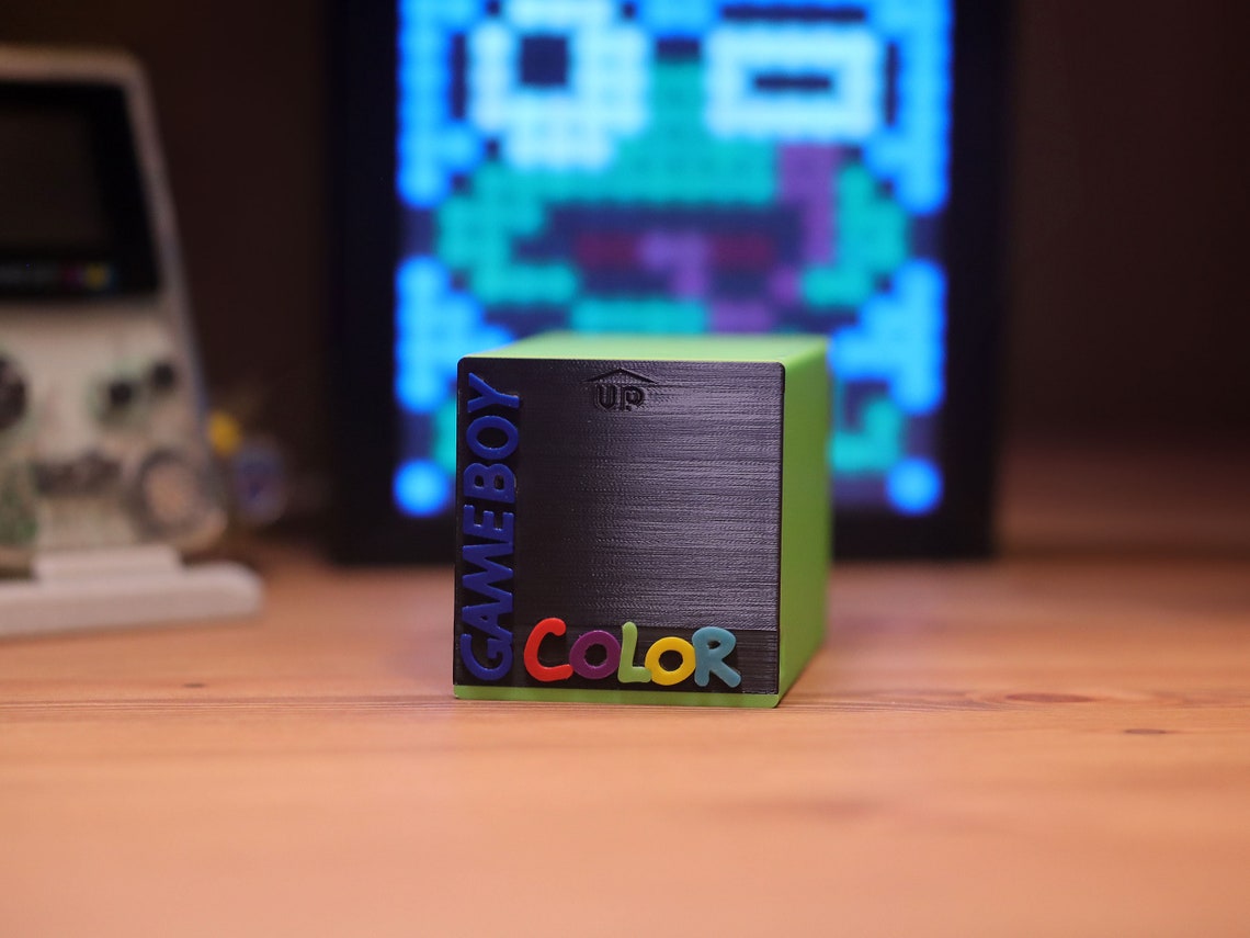 Game Boy Color Cartridge Storage Box Holds 10 Games, Compact Game Case ...