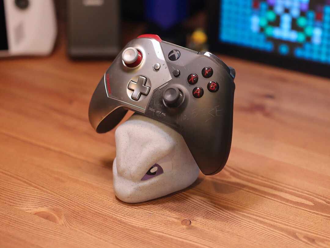 Mewtwo Marble Style - Popular Anime Controller Stand [3D Printed] - Etsy