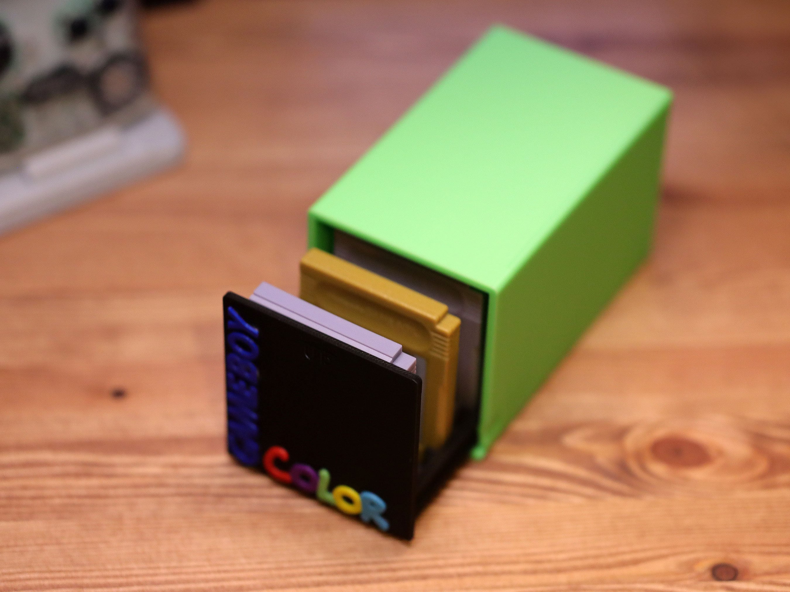 Game Boy Color Cartridge Storage Box Holds 10 Games, Compact Game Case ...