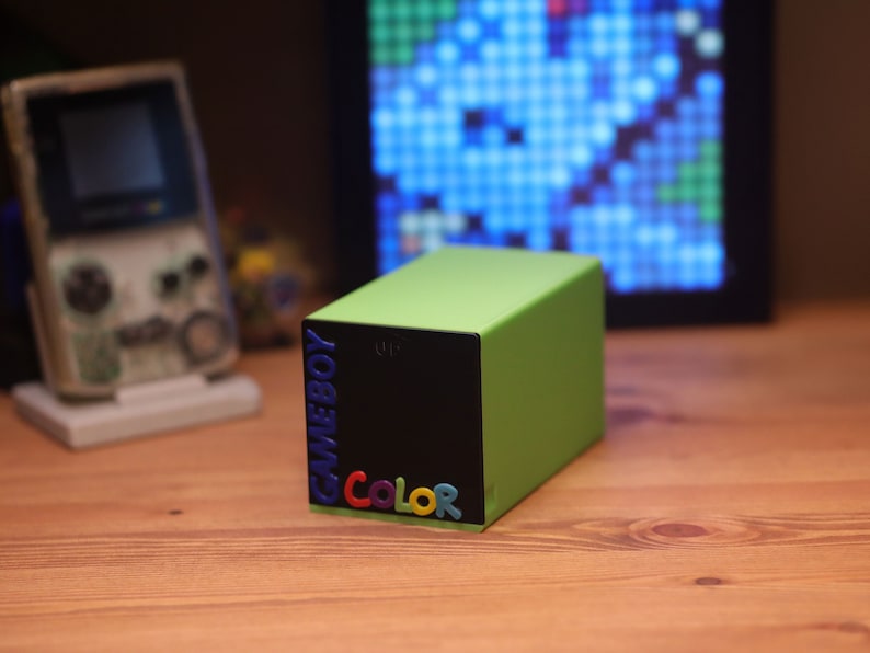 Game Boy Color Cartridge Storage Box - Holds 10 Games, Compact Game ...