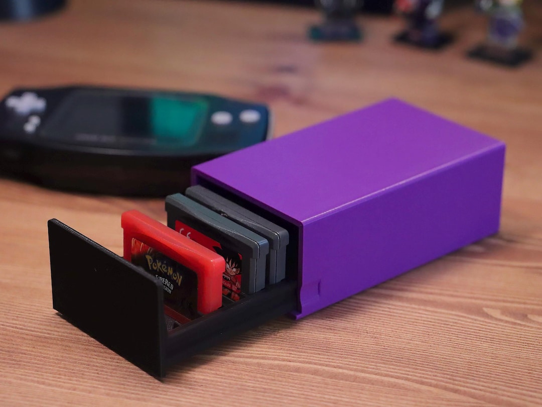 Game Boy Advance Cartridge Storage Box - Holds 10 Games, Compact Game ...