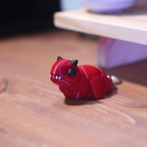 Flexi Baby Carnotaurus - Toro Dinosaur Fidget Toy/keyring, Articulated ...