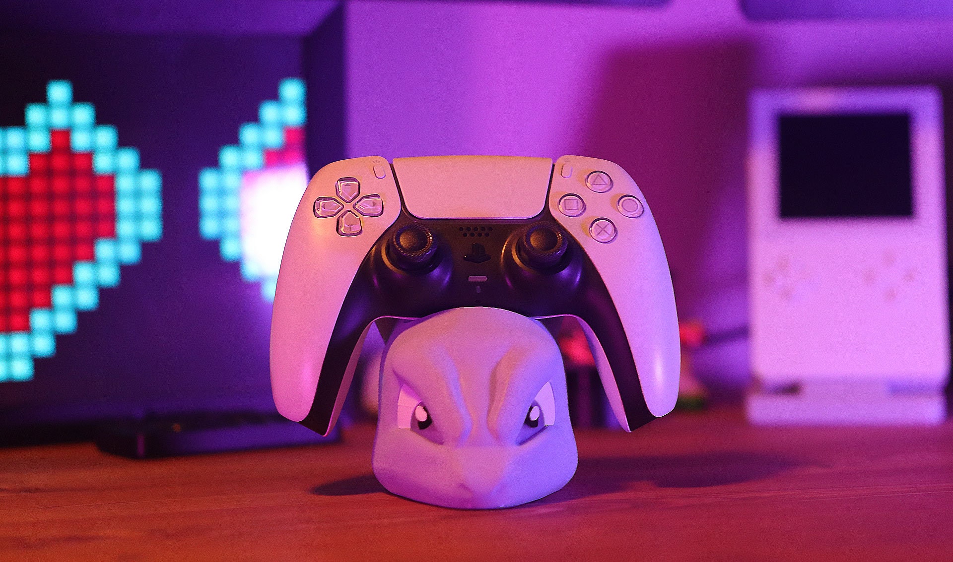 Mewtwo Purple Style Popular Anime Controller Stand 3D - Etsy