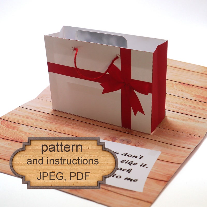 Pop up Card Pattern - Etsy