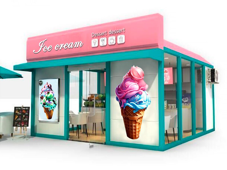 Ice Cream - Mega Pack - Large Set of Clipart - Digital File - Instant ...