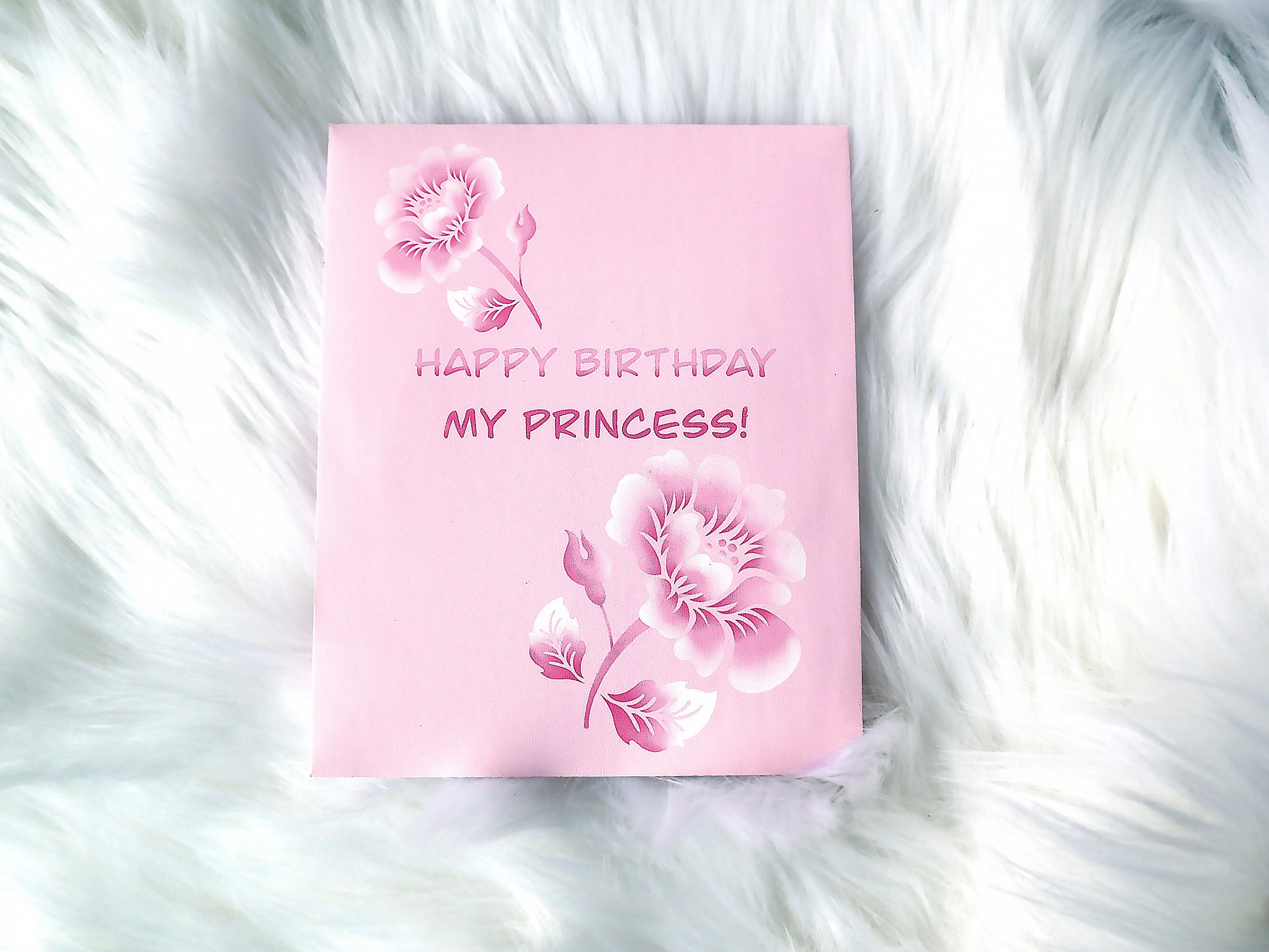 Happy Birthday - Pop-up Card - Princess Greetings - Instant Download ...