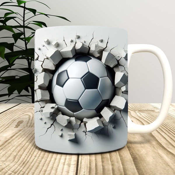 Soccer Ball Coffee Mug - Etsy