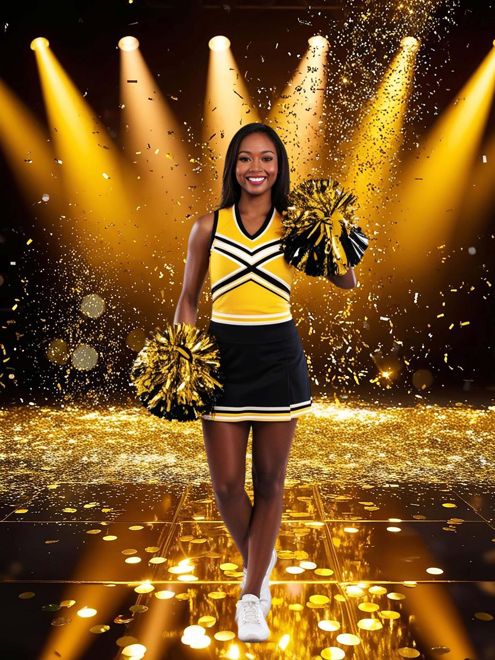 50+ Cheerleader Backdrops, Color Confetti Backdrops, Cheerleading ...