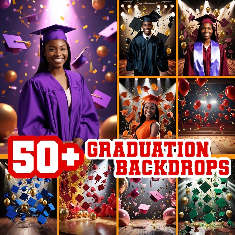 Graduation Backdrop - Etsy