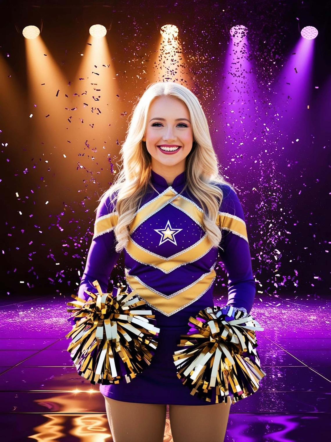 50+ Cheerleader Backdrops, Color Confetti Backdrops, Cheerleading ...