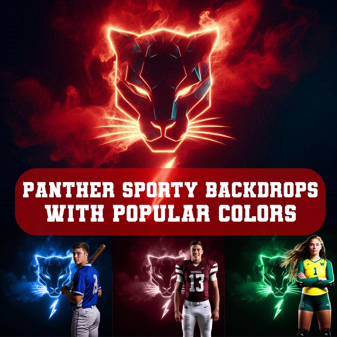 Panther Sporty Backdrops, Sport Neon Backdrops, 3200X3200 Pixel Popular ...