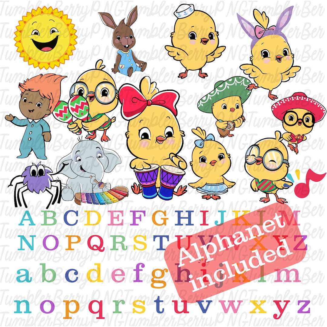 Canticos PNG Bundle, +21 PNG File + Canticos PNG Alphanet , Kiki ,ricky ...