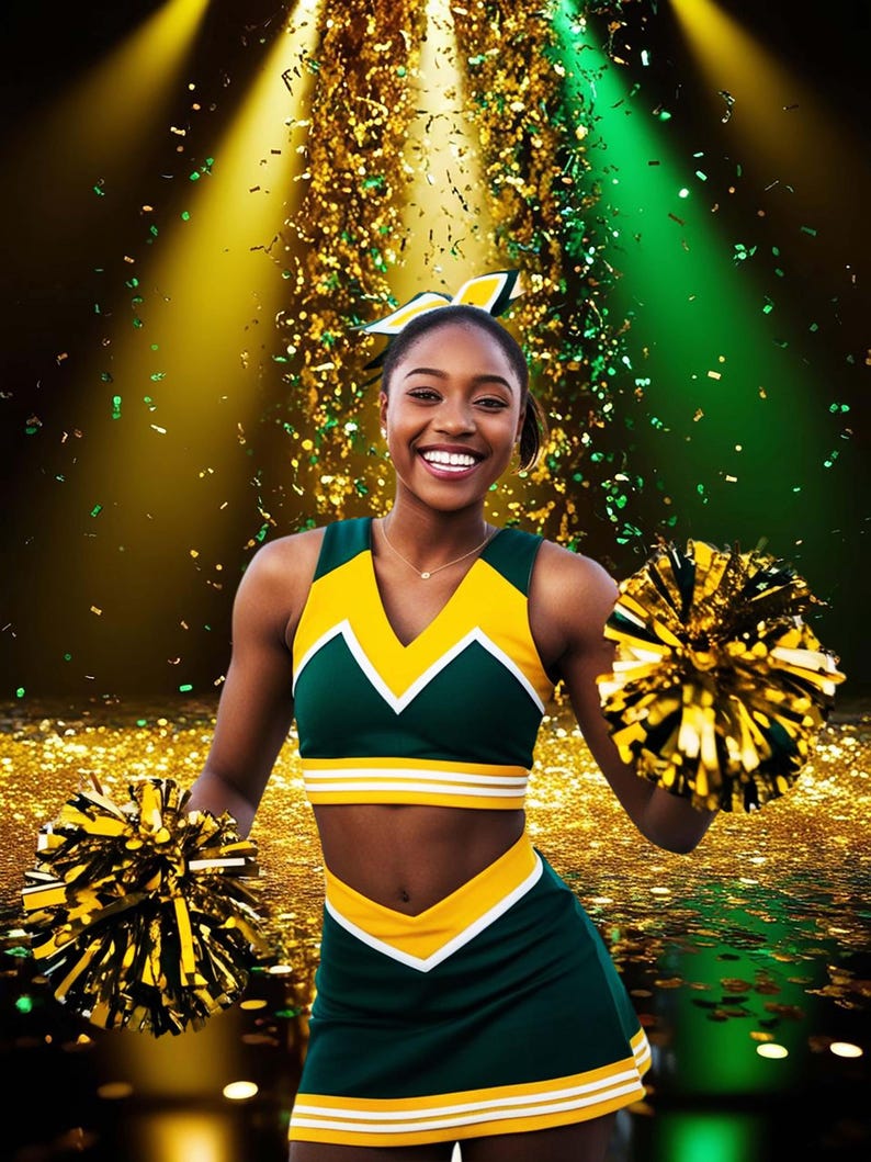 50+ Cheerleader Backdrops, Color Confetti Backdrops, Cheerleading Background, Dance Backdrop, - Etsy