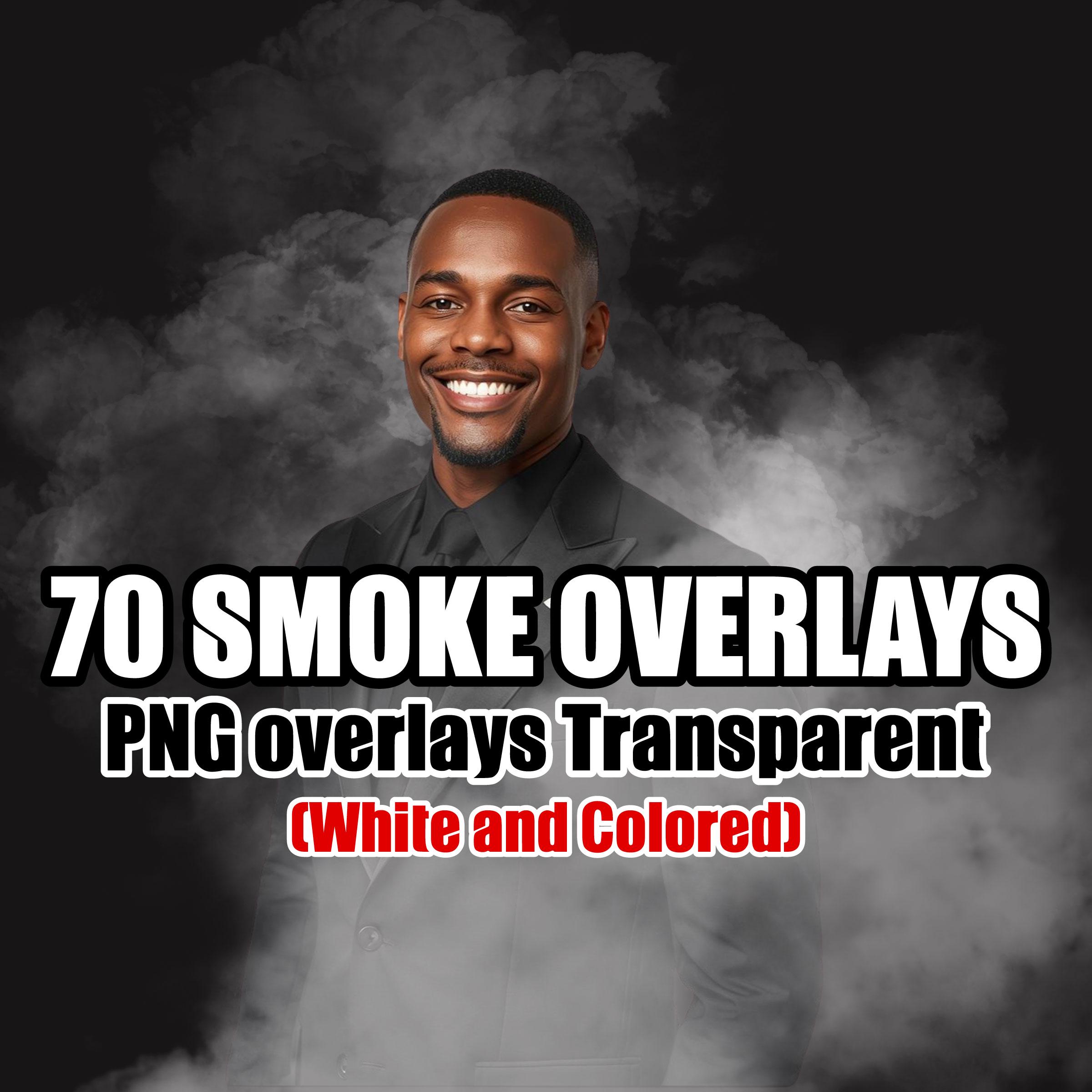 70 Smoke Overlays Bundle , High-res 300 DPI Transparent Pngs, Smoke ...
