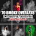 70 Smoke Overlays Bundle , High-res 300 DPI Transparent Pngs, Smoke ...