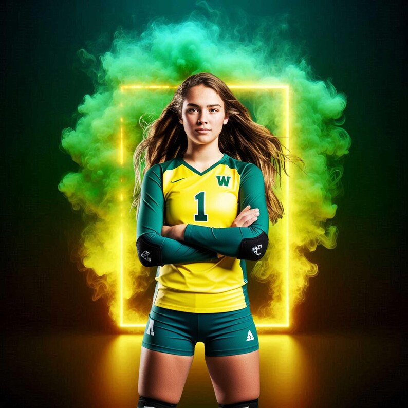 55+neon Frame Sporty Backdrop, Backgrounds for Sports and Portraits and ...