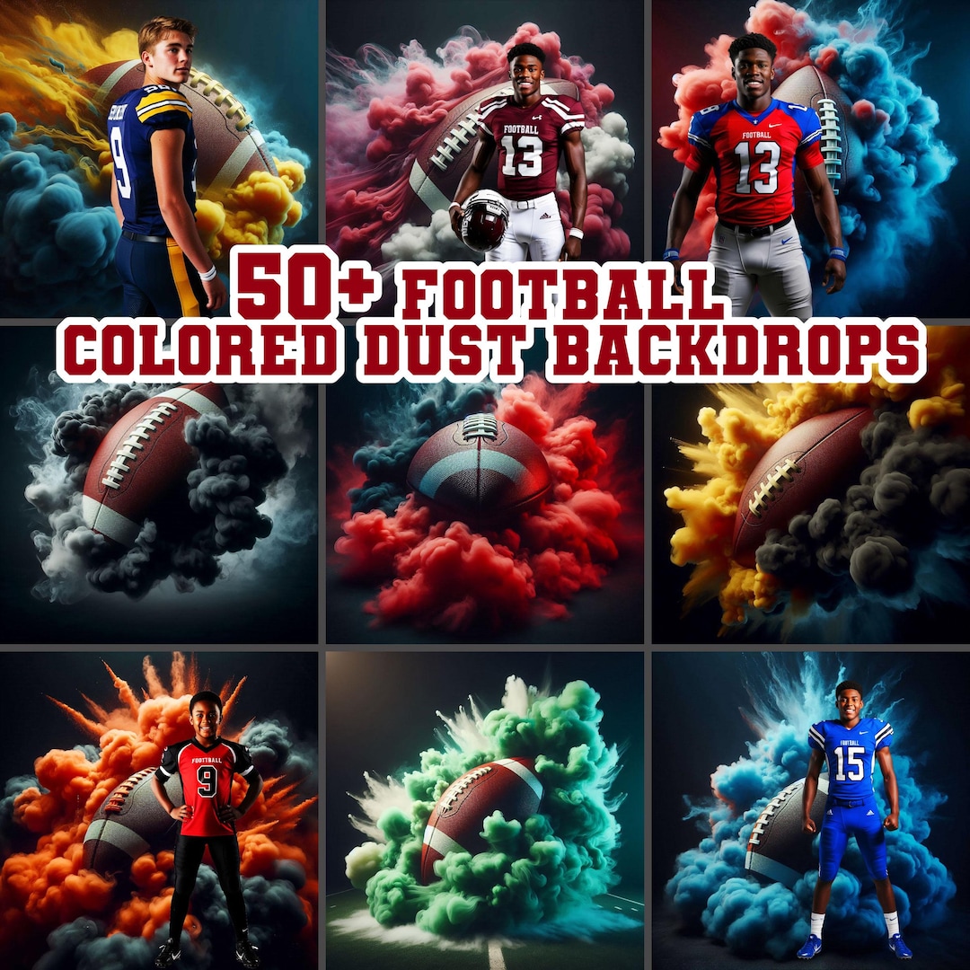 50+ Football Backdrops, Colored Smoke, Backgrounds for Football and ...