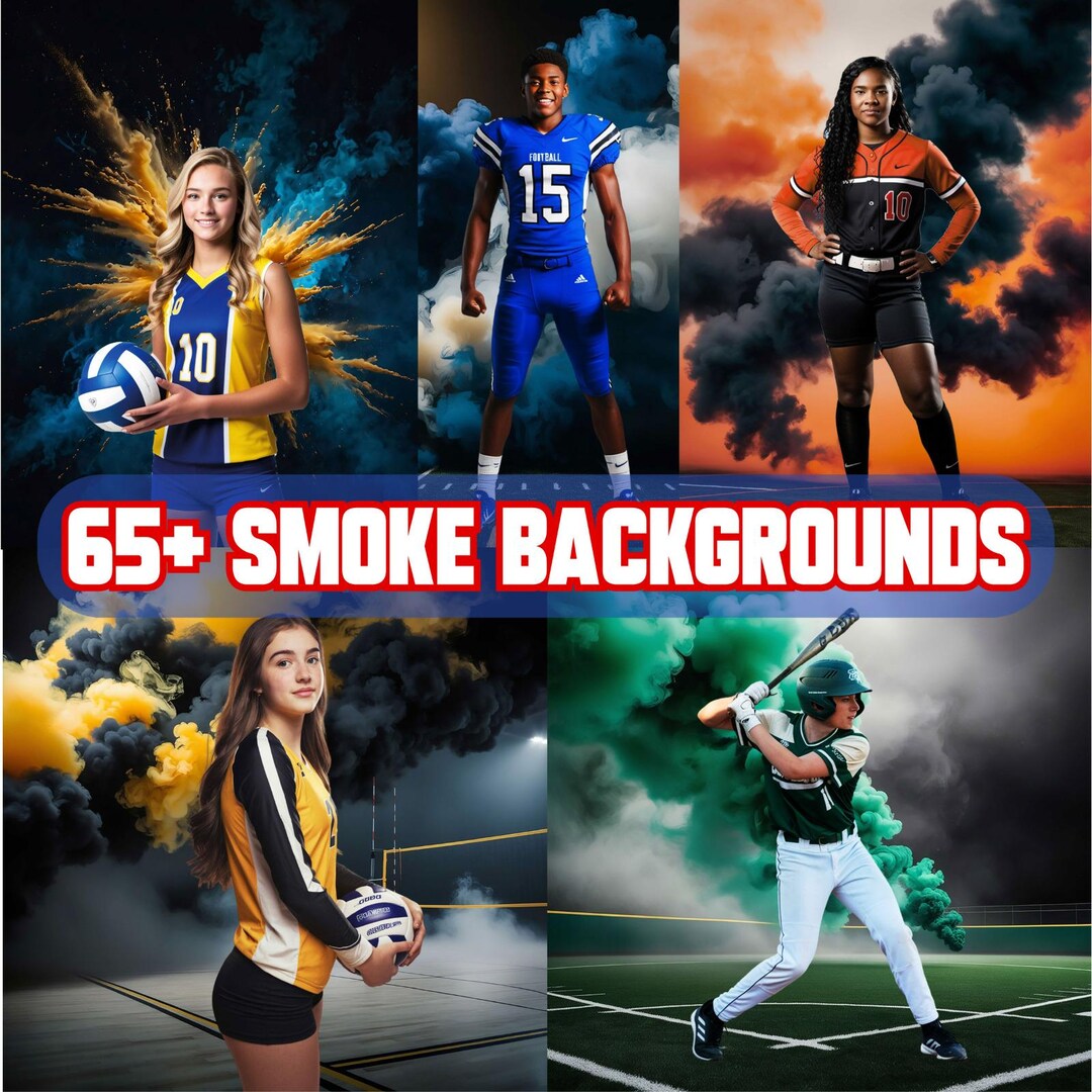 Sport Smoke Background Bundle, +65x Jpeg Smoke Background 4667x4667 ...