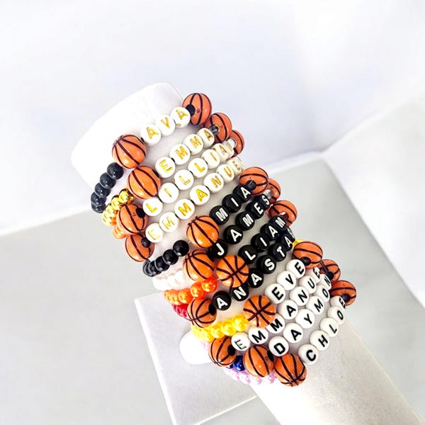 Basketball Bracelet - Etsy