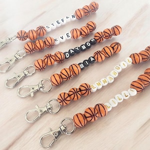 Custom Basketball Name Keychain: Personalized Backpack Tag - Etsy