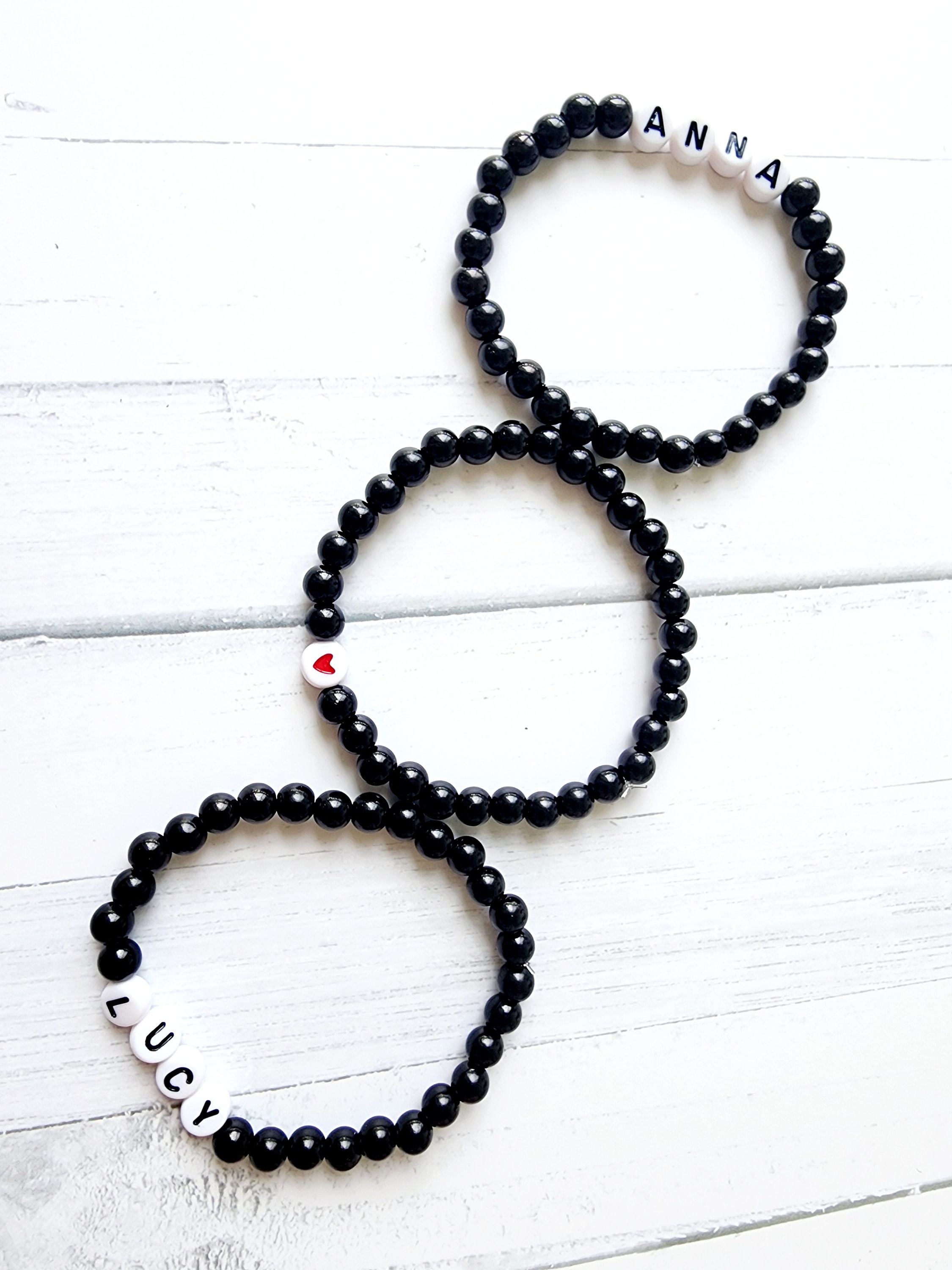 Custom Name Bracelet, Personalized Name Bracelet, Pearl Name Bracelet ...