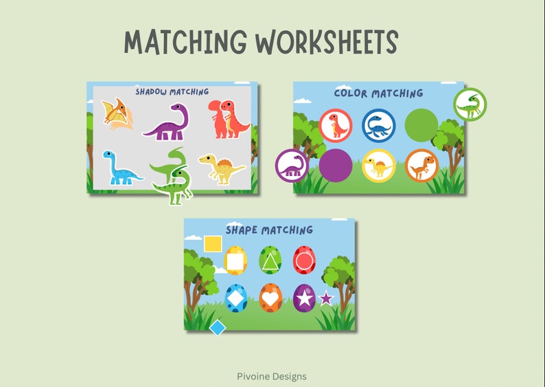 Dinosaur Busy Book (printable) - Etsy