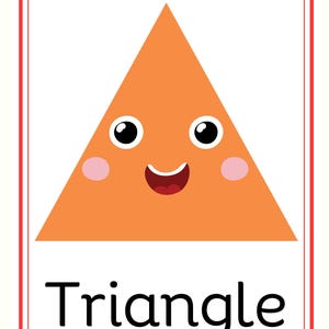 Colorful 2D Shapes Flashcards, 2D Shapes Display and Teaching ...