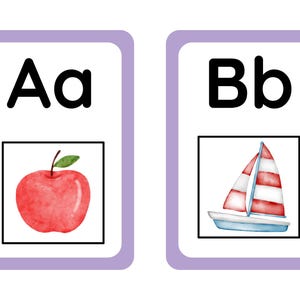 Phonics Alphabet Flashcards, Phonics Flashcards, Kids Alphabet Cards ...