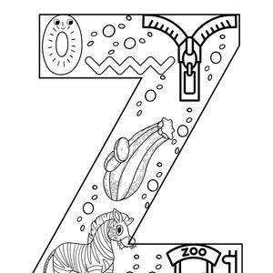 Phonics Alphabet Coloring Initial Sound Coloring Pictures Preschool ...