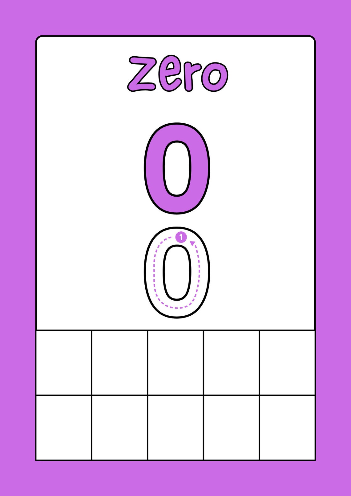 10 Number Frames Flashcards Counting Cards, Ten Frames, Printable ...