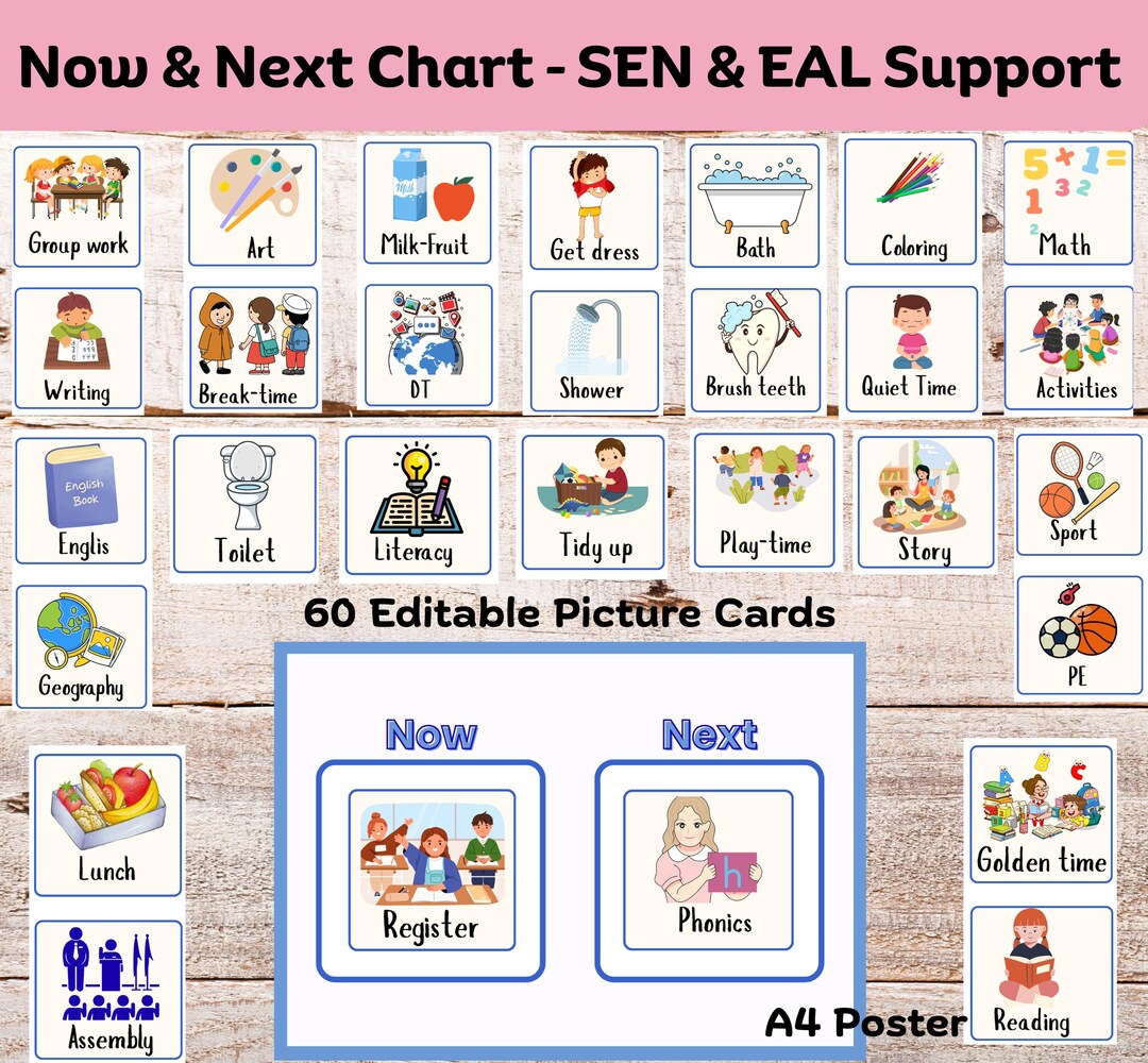 Visual Schedule Chart: Autism, ADHD, SEN Classroom Aid (digital ...