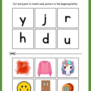 Preschool Alphabet Letter Sounds, Beginning Sound, Phonics Activities ...