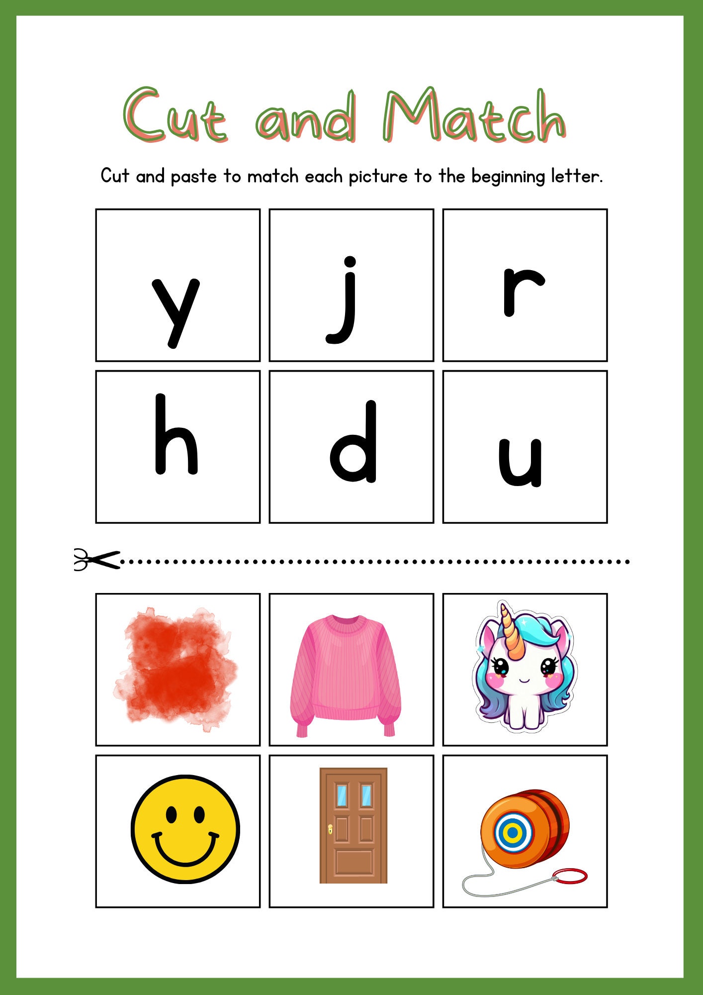 Preschool Alphabet Letter Sounds, Beginning Sound, Phonics Activities ...