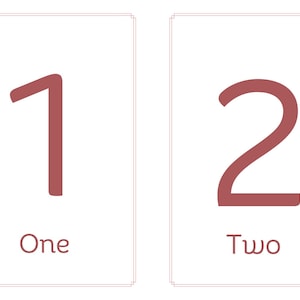 Number Flashcards, Number Recognition Cards, Kids Counting Flashcards ...