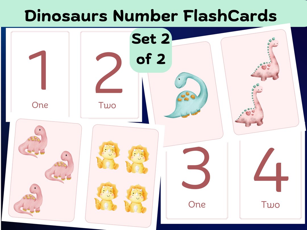 Number Flashcards, Number Recognition Cards, Kids Counting Flashcards ...