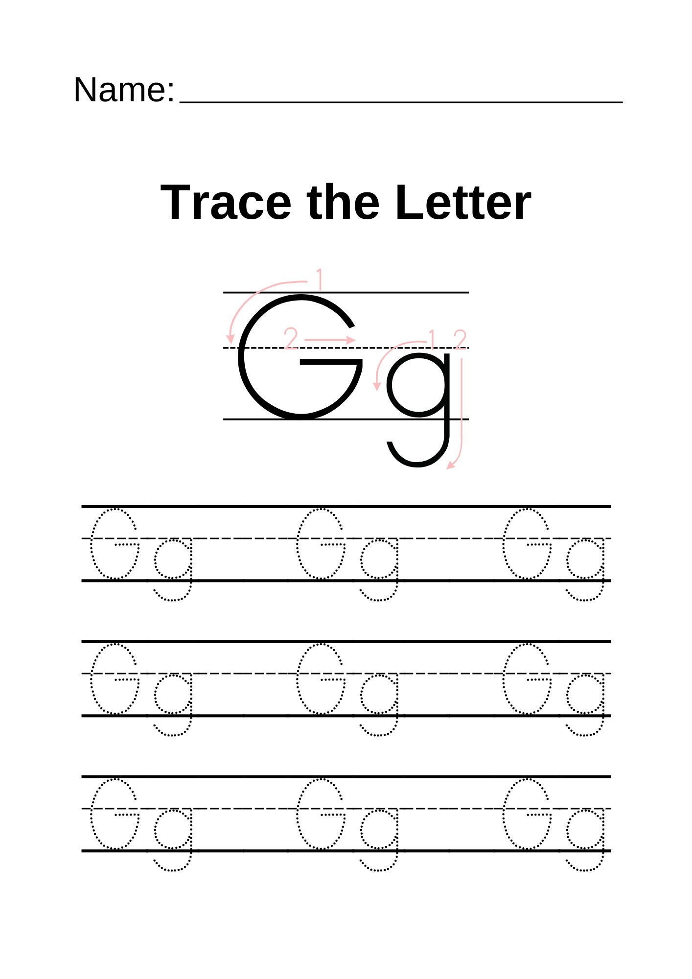 A-Z Tracing Letter Formation and Recognition - Etsy