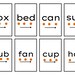 CVC Word Matching Game: Phonics Flashcards, Learning to Read (printable ...