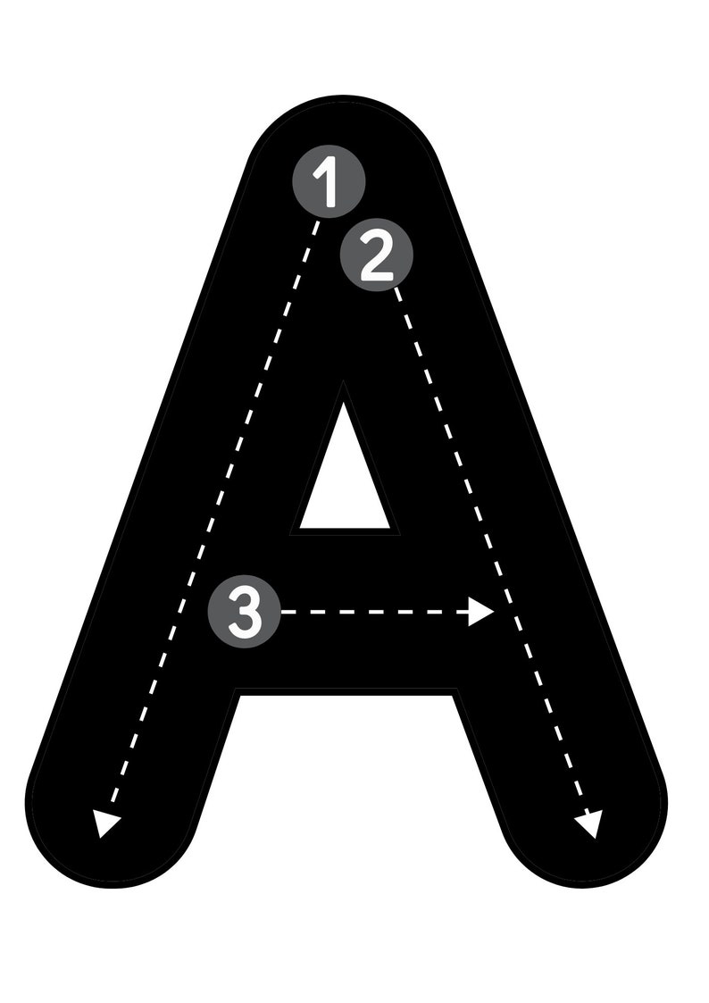 Vehicle Alphabet Tracing Set, Road Tracing Alphabet, Phonics Worksheets ...