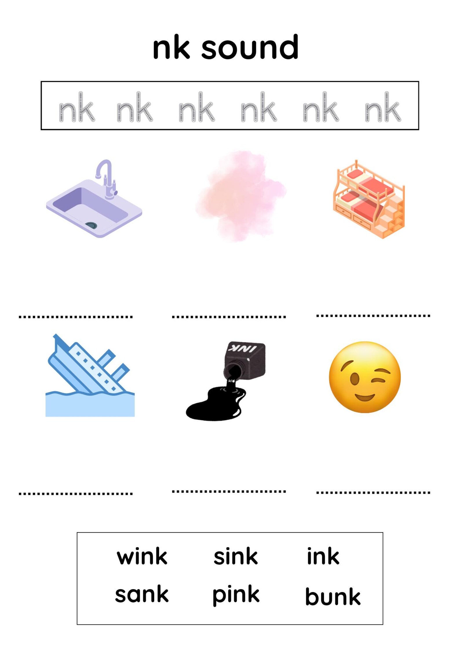 Phonics Digraph Worksheets: Reading and Writing Practice (PDF) - Etsy